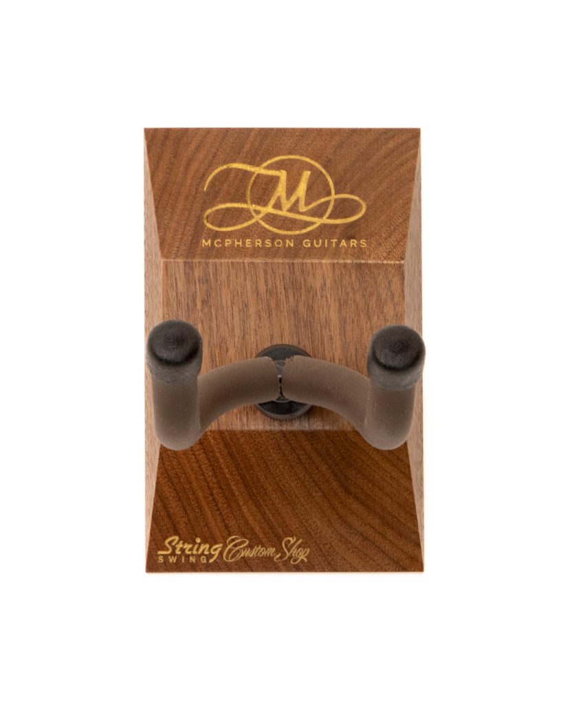 McPherson Custom Guitar Hanger – Black Walnut – McPherson Guitars